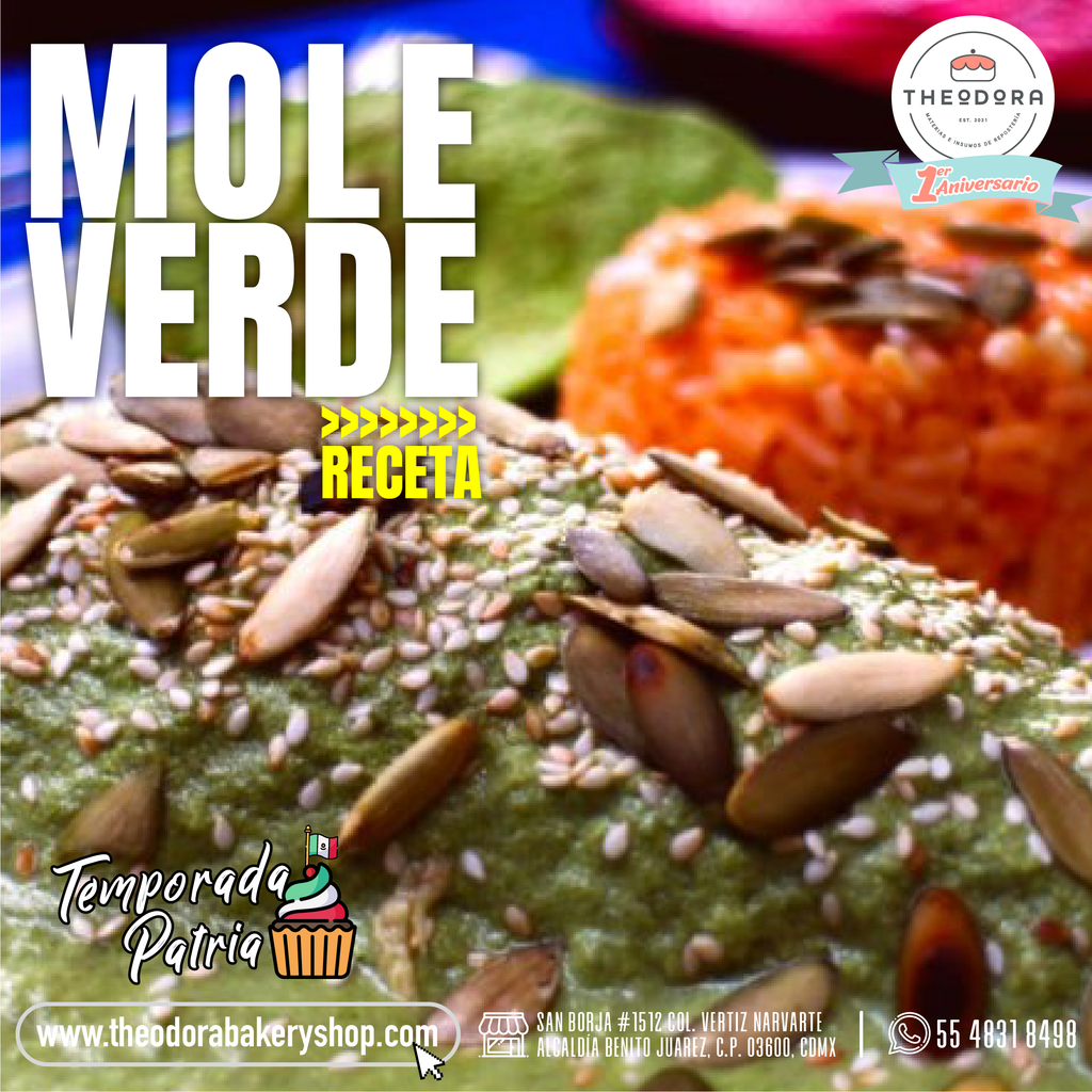 Receta de Mole verde – Theodora Bakery Shop
