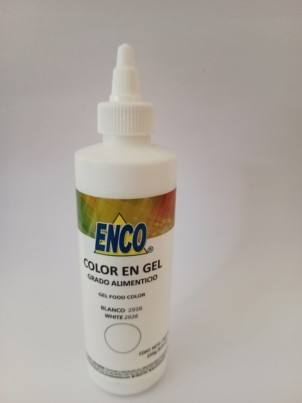 ENCO COLOR GEL BLANCO 250G – Theodora Bakery Shop
